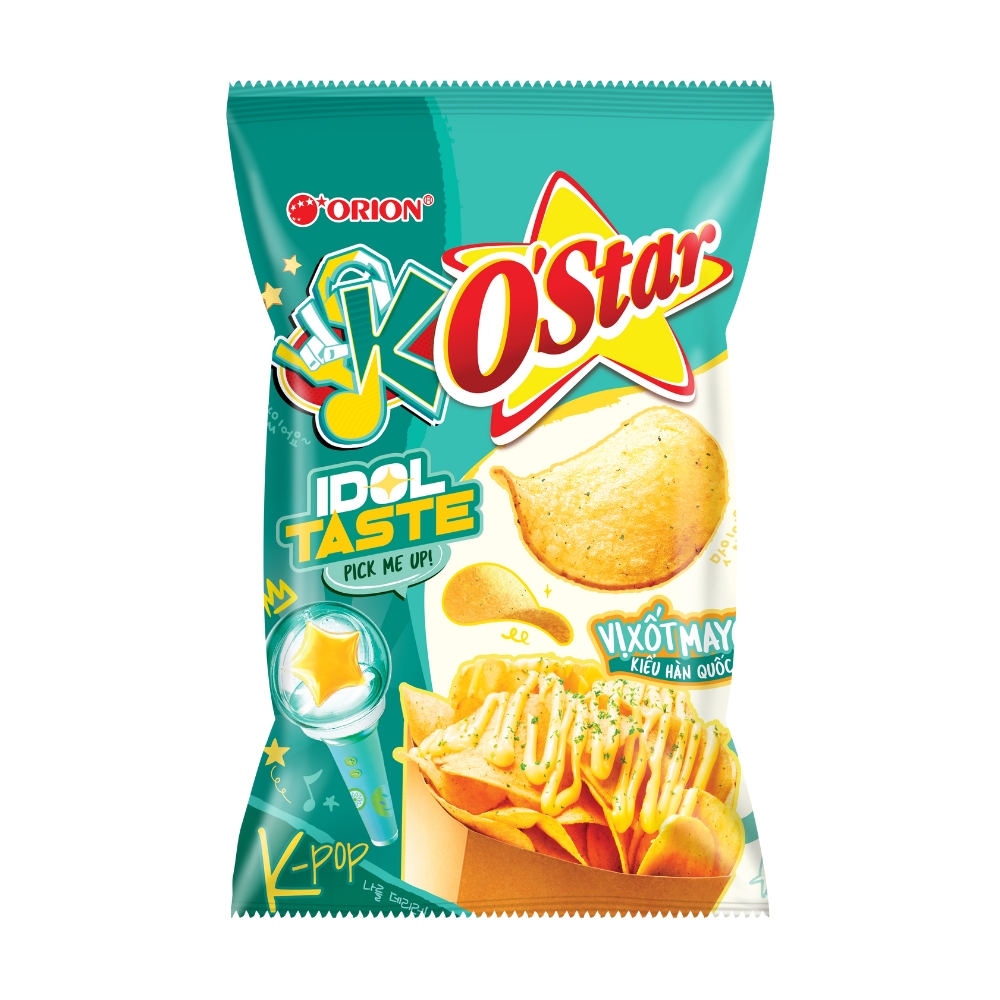 Snack O`Star Vị Xốt Mayo Kiểu Hàn Quốc 125g