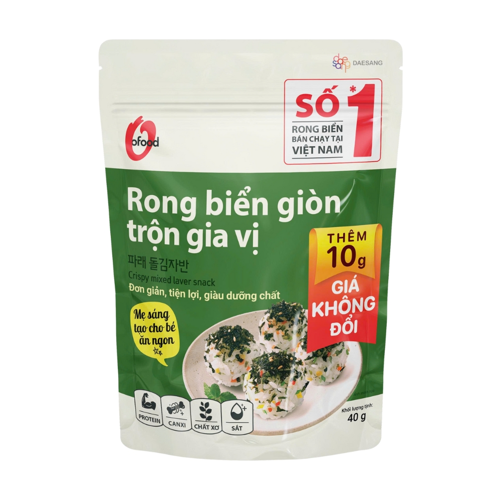 Rong Biển Giòn O'Food Trộn Gia Vị 30g