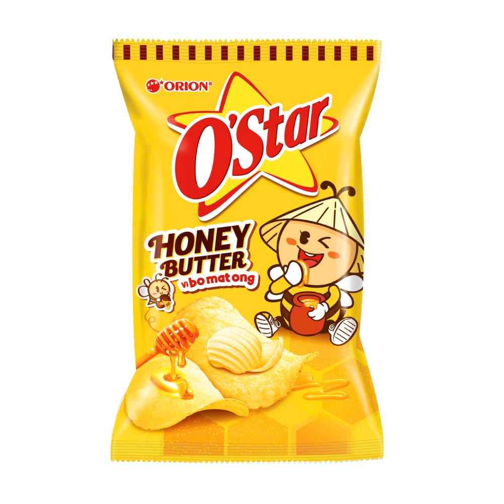 Snack O'Star Vị Bơ Mật Ong 78g