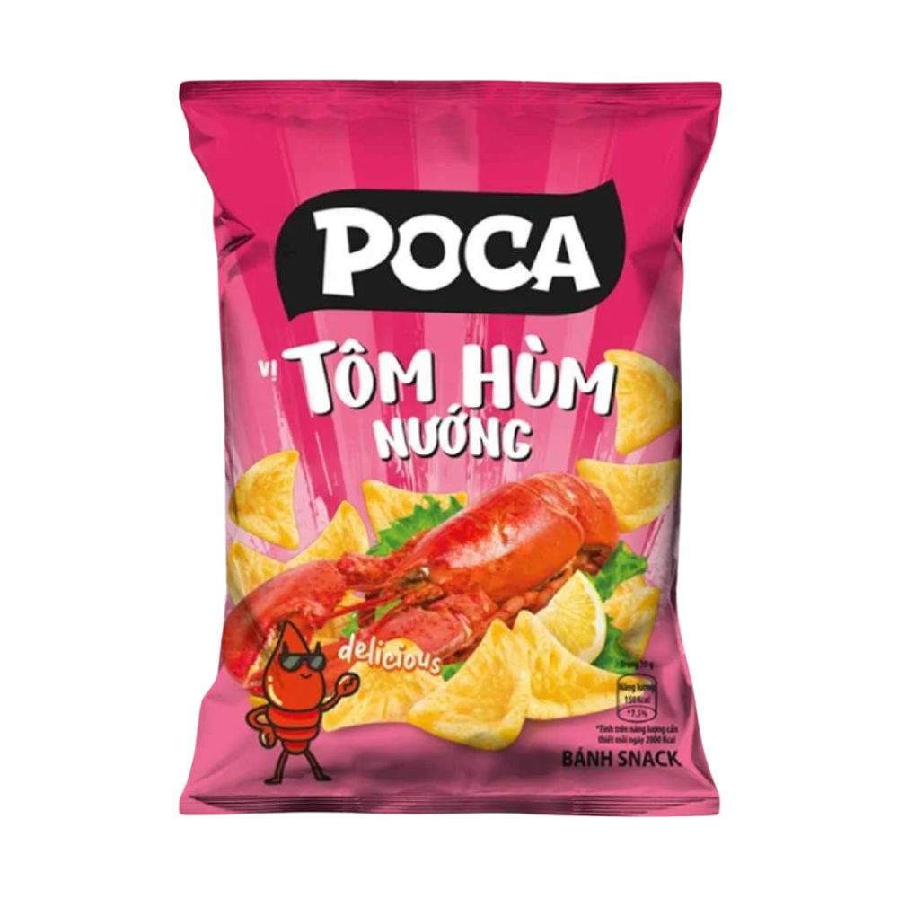Snack Poca Vị Tôm Hùm Nướng 60g