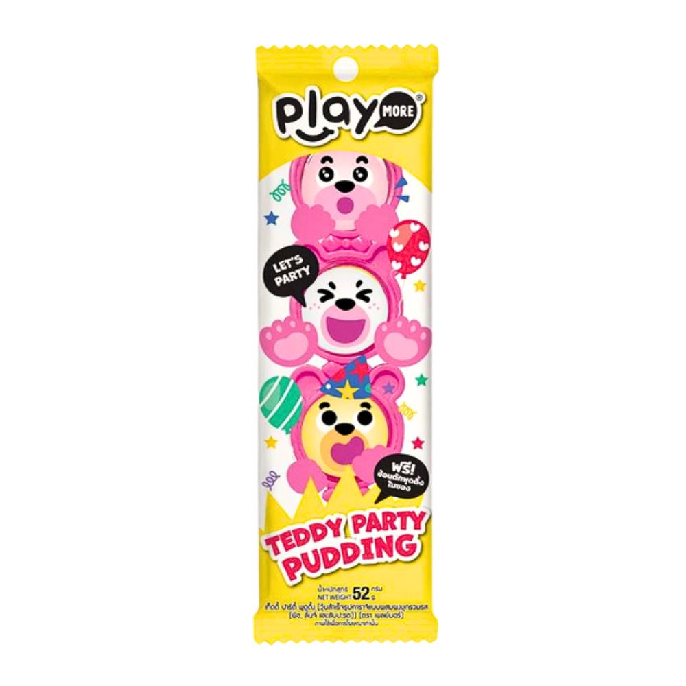 Thạch Pudding Teddy Party Playmore 52g