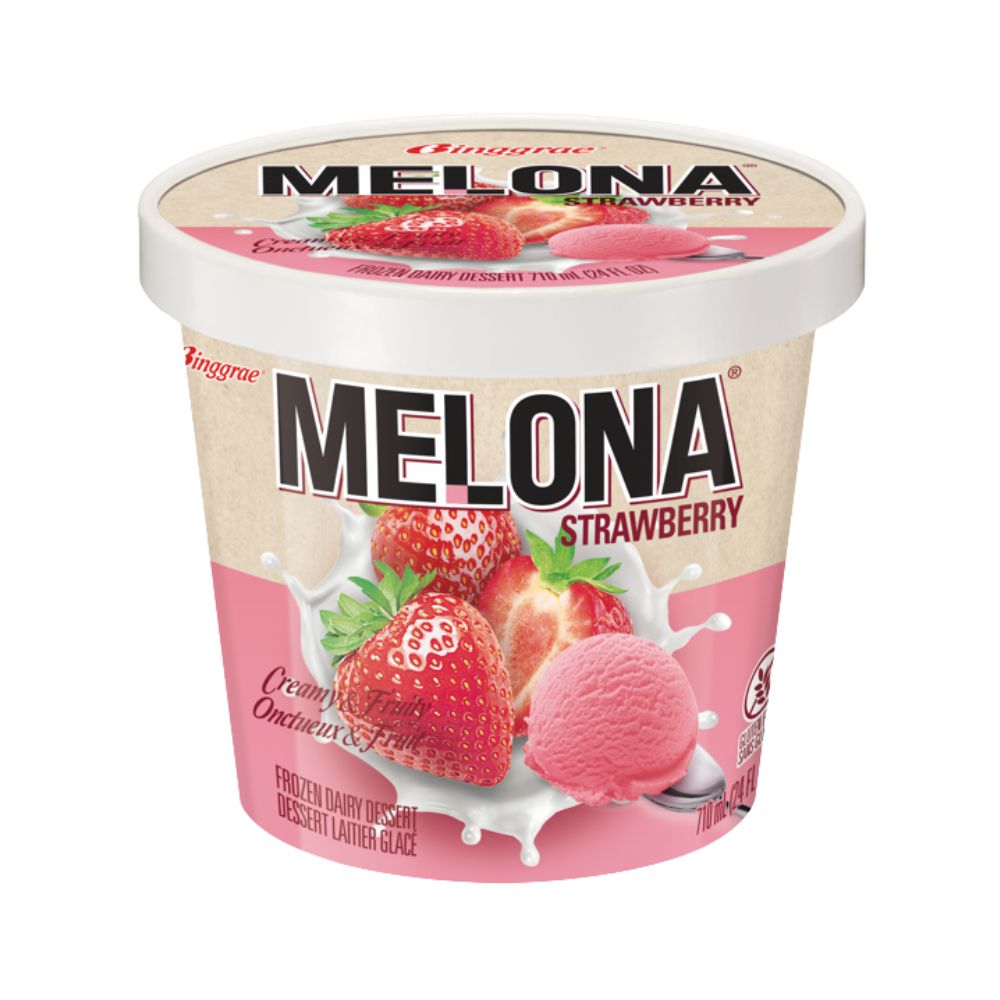 Kem Hộp Melona Dâu Tây 710ml