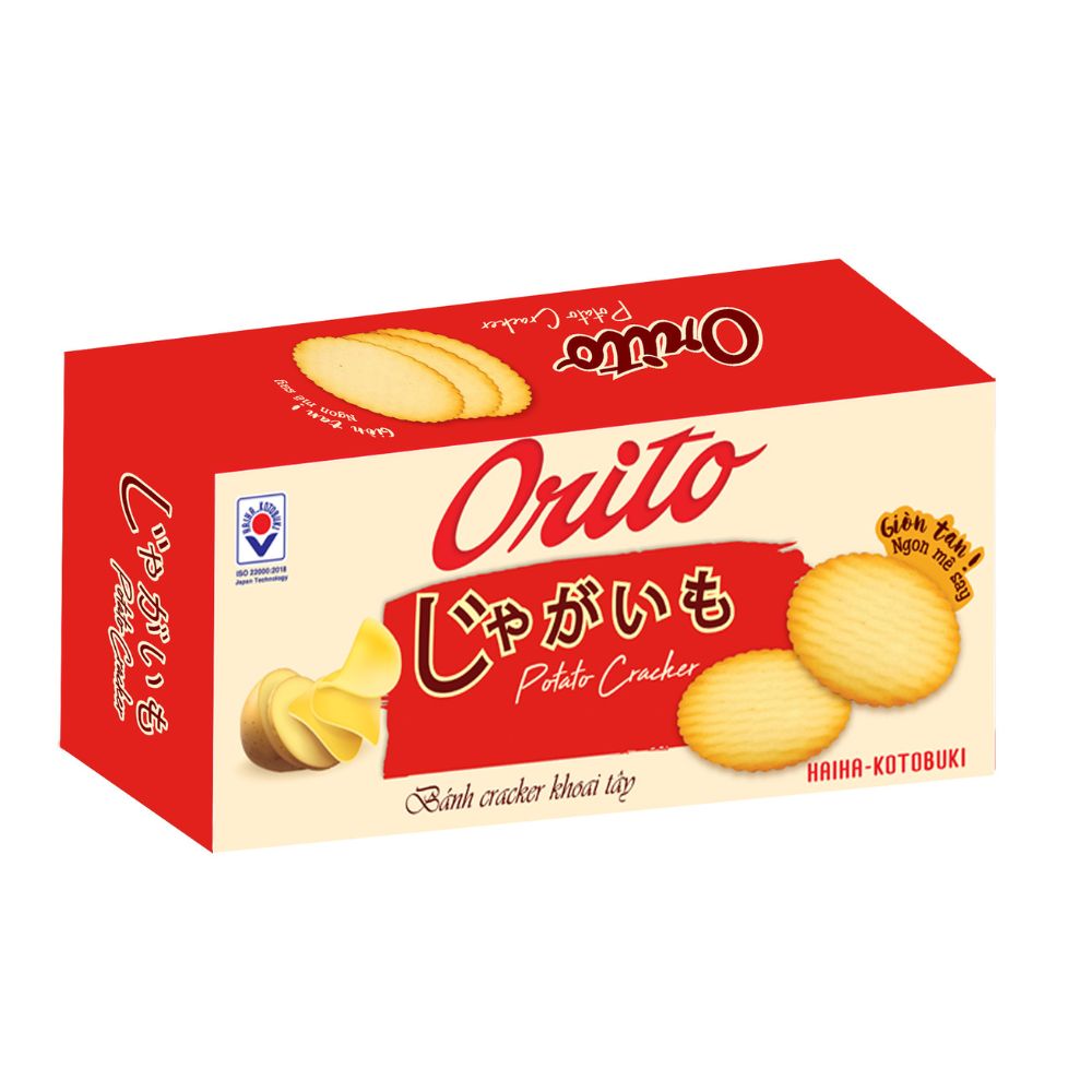 Bánh Cracker Khoai Tây Orito Hải Hà 145g