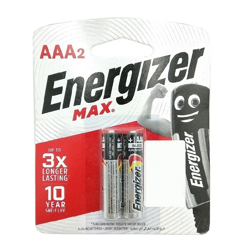 Pin Max AAA Energizer E92 BP2 Vỉ 2 Viên