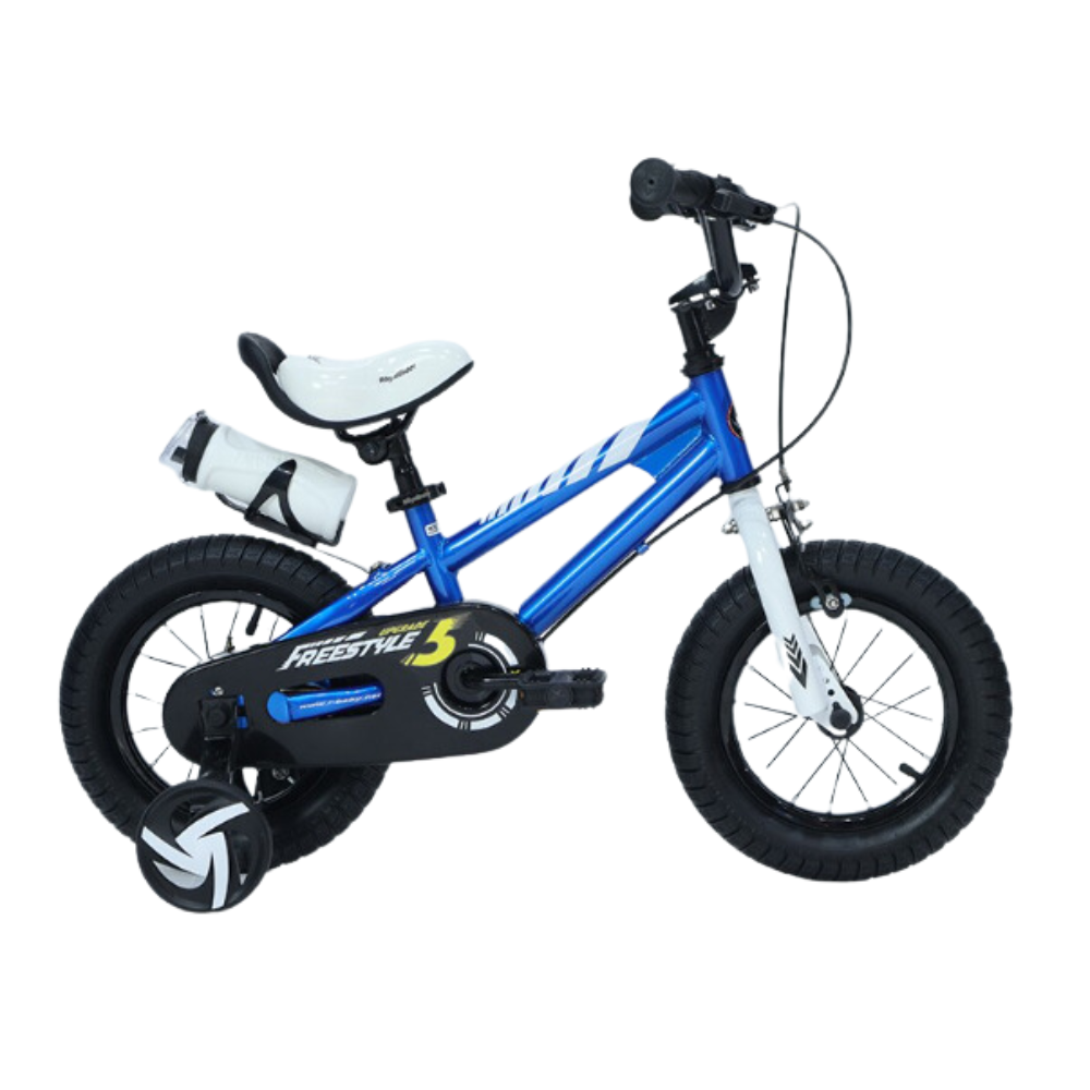 Xe Đạp Trẻ Em Royal Baby 12 Inch Freestyle EZ Xanh Dương