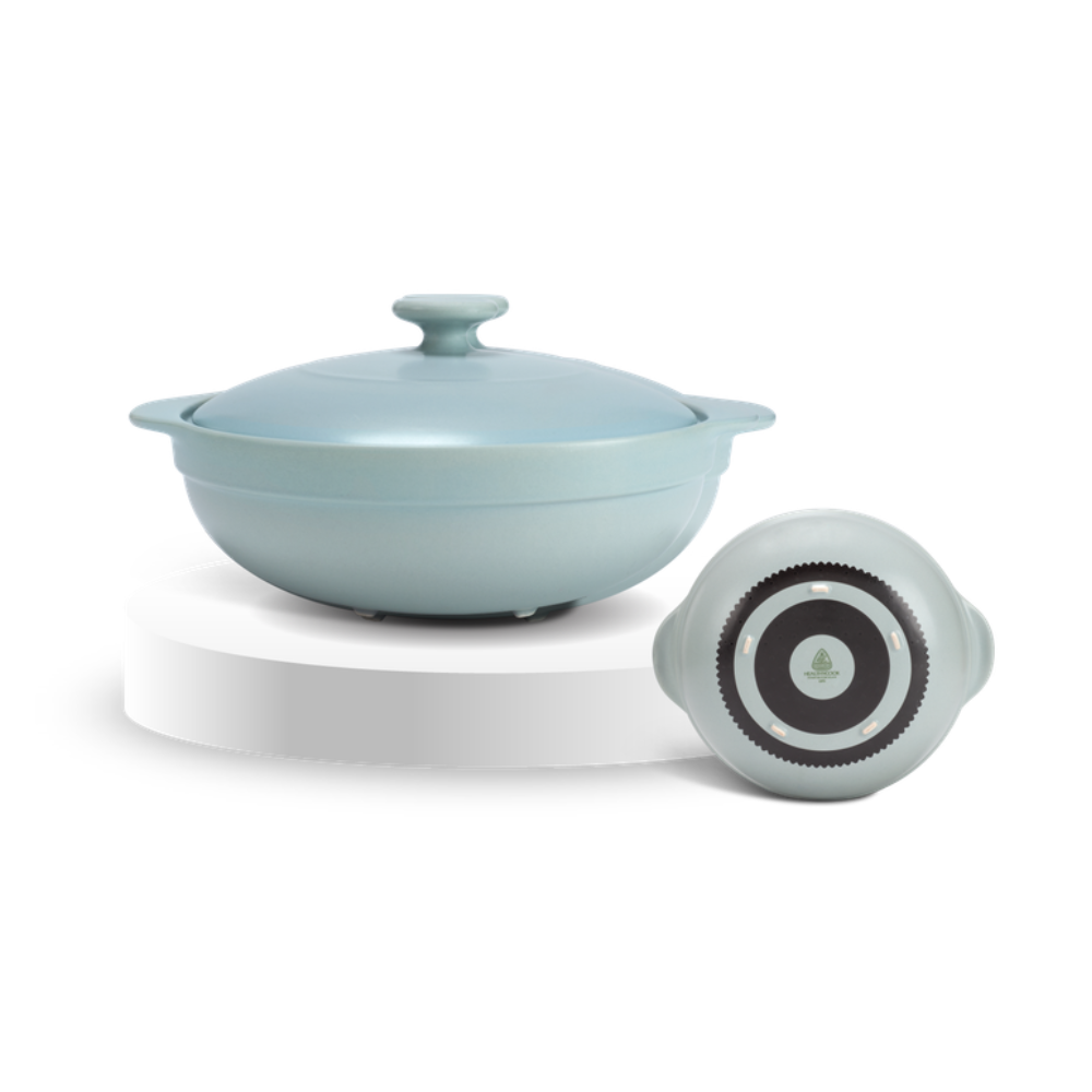 Nồi Dưỡng Sinh Minh Long Luna 3L Nắp Màu Xám (Bếp Từ)