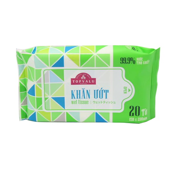 Khăn Ướt Topvalu 20 Tờ
