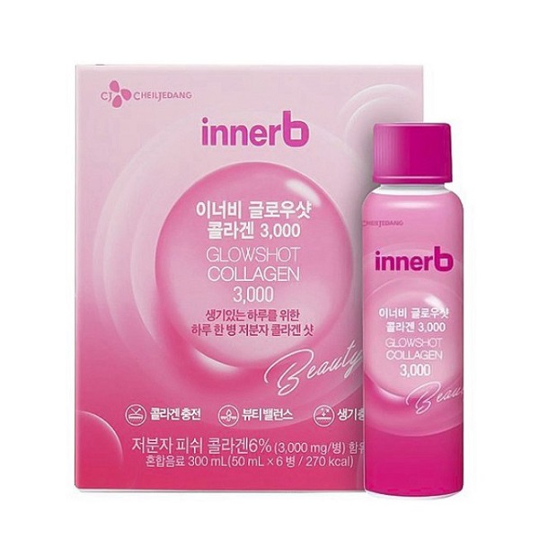Nước Uống Innerb Collagen Làm Đẹp Da GlowShot Collagen 50ml x 6 Chai