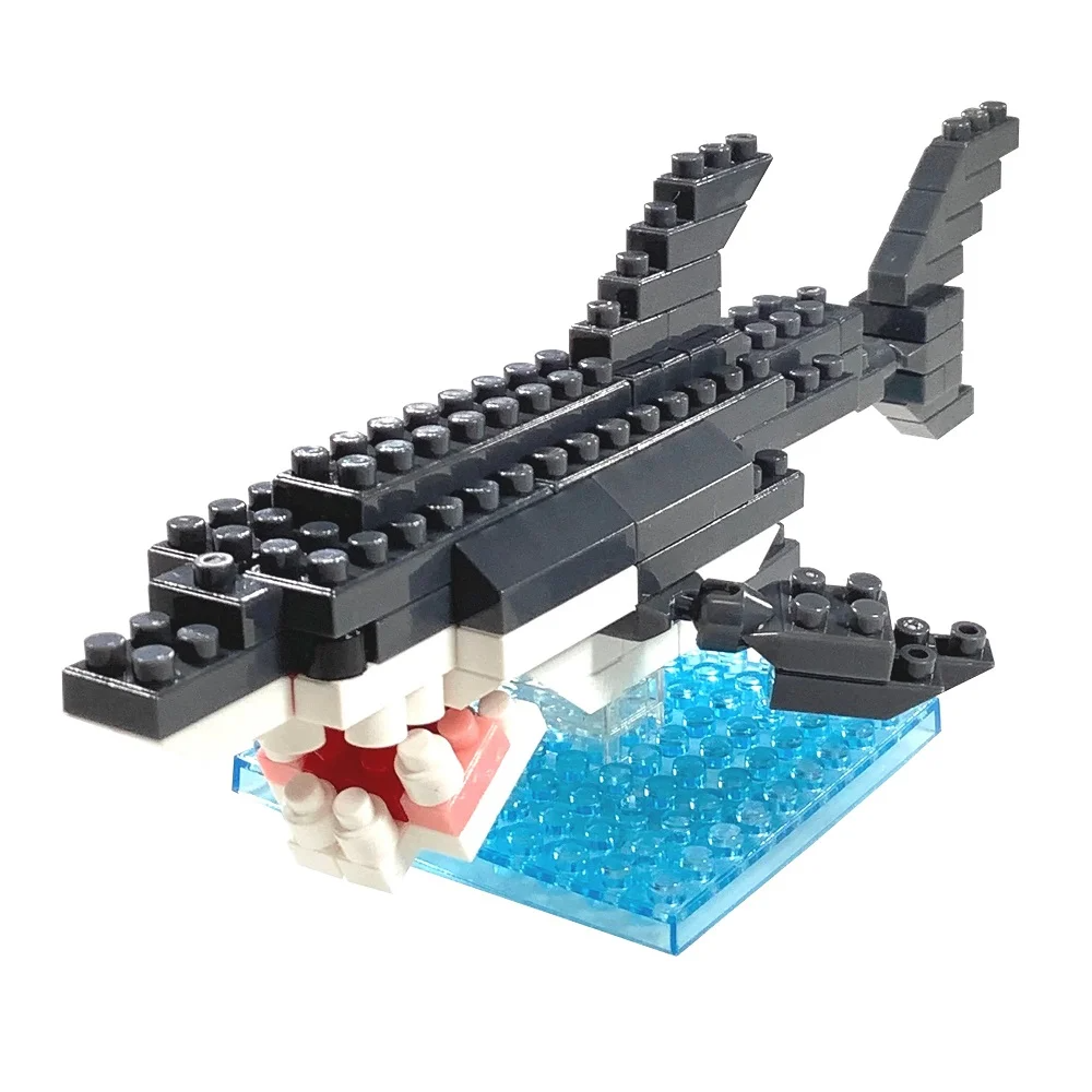 Đồ Chơi Mô Hình Daiso Petit Block Cá Mập Trắng Khổng Lồ - Great White ...