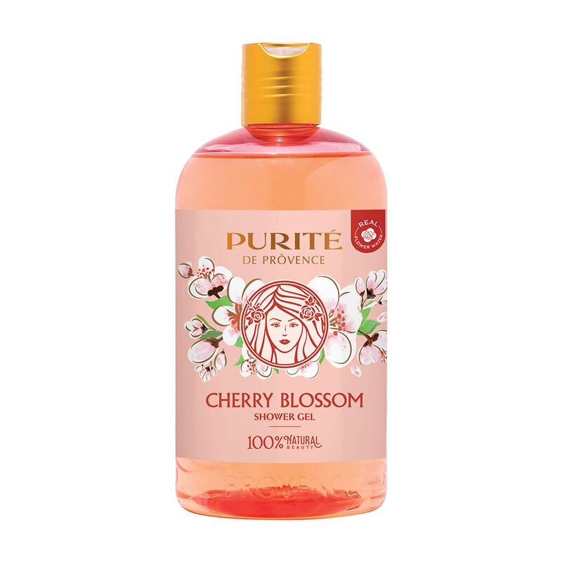 Sữa Tắm Purité By Prôvence Sáng Mịn Hương Hoa Anh Đào 500ml