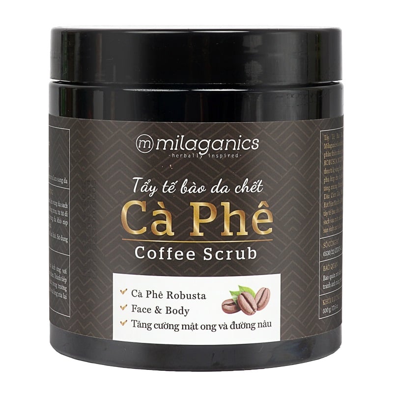 Tẩy Tế Bào Chết Milaganics Từ Cà Phê 200g