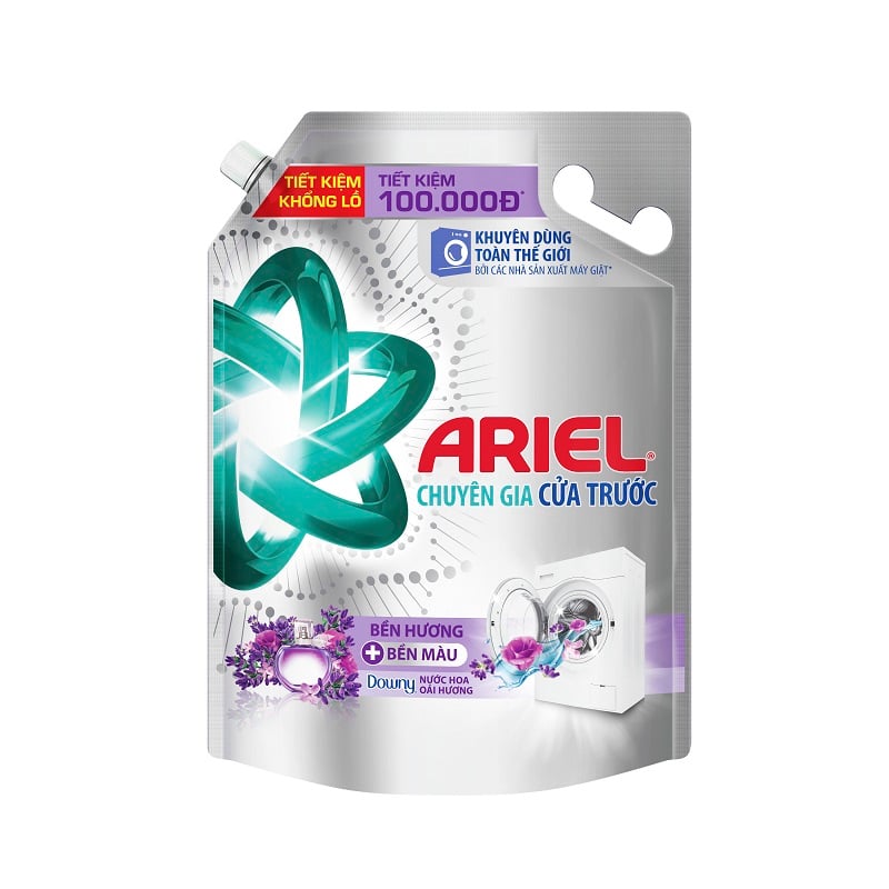 Nước Giặt Ariel Cửa Trước Hương Downy Hoa Oải Hương 3.7kg