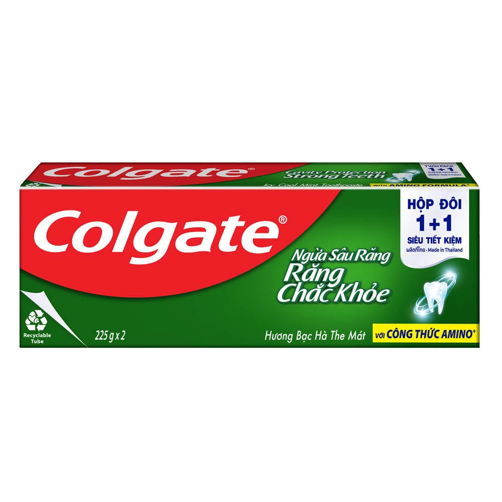 Bộ Đôi Kem Đánh Răng Colgate Ngừa Sâu Răng 2 x 225g