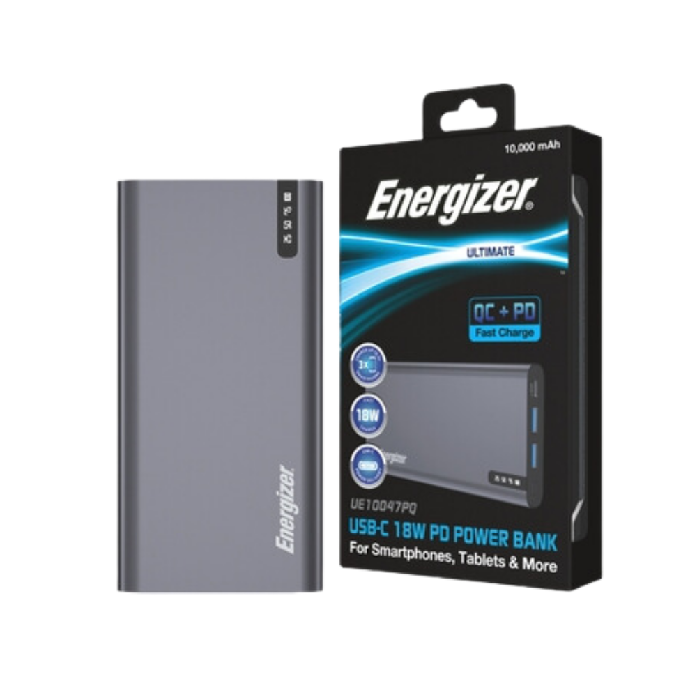 Sạc Dự Phòng Energizer 10000MAH/3.7V LI-POLYMER-UE10047PQGY
