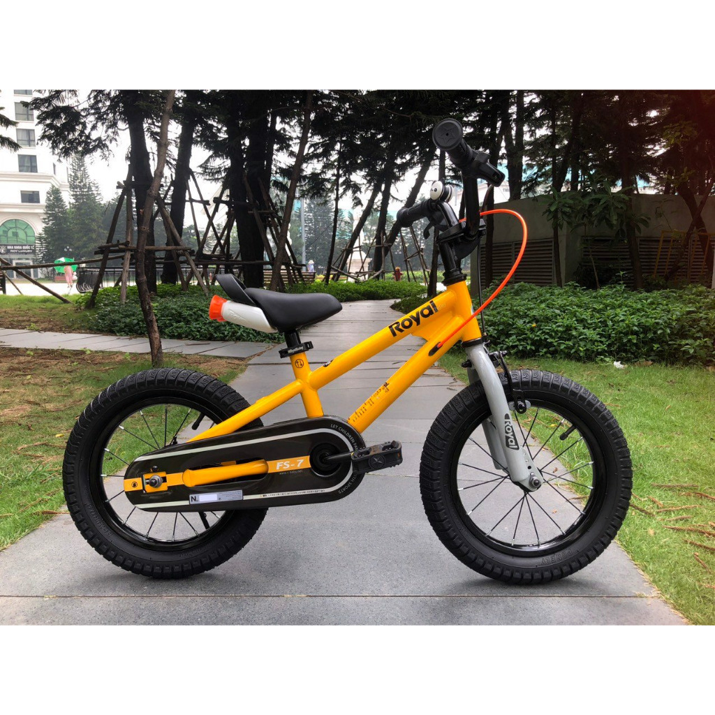 Xe Đạp Trẻ Em Royal Baby 12 Inch Freestyle FS7 Vàng