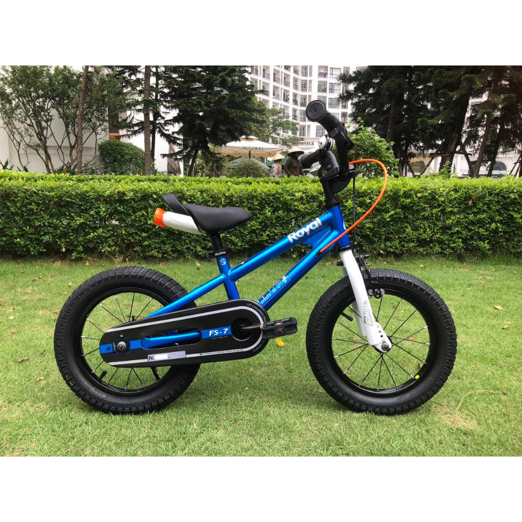 Xe Đạp Trẻ Em Royal Baby 12 Inch Freestyle FS7 Xanh Dương