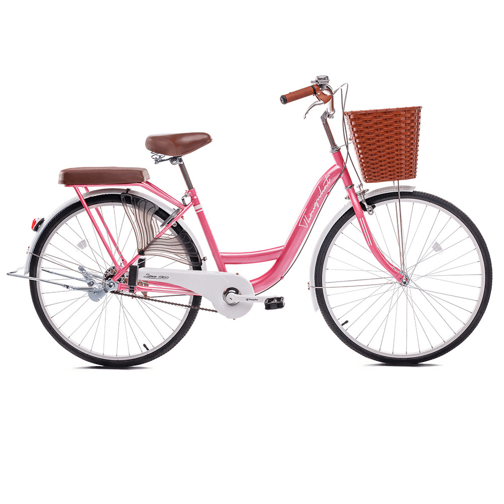 Xe Đạp Mini Thành Phố Thống Nhất 24 Inch Y23 Màu Hồng