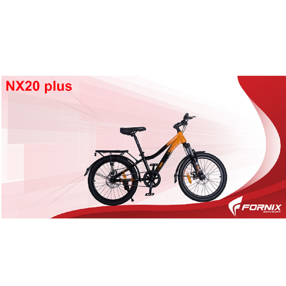 Xe Đạp Trẻ Em 20 Inch Fornix NX20 Plus Màu Cam Đen