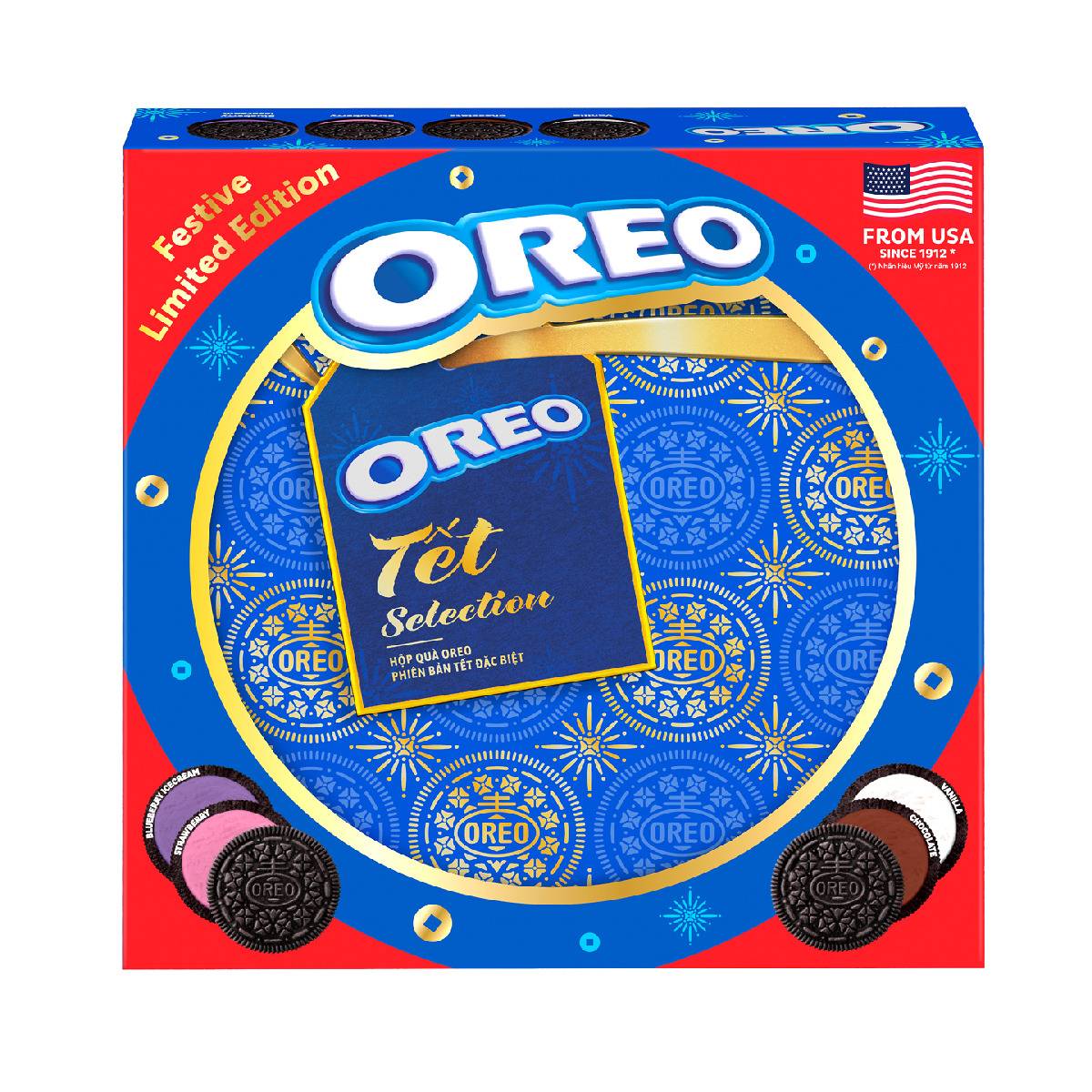 Mua Oreo Hộp Quà Tết Bánh Quy Hộp Thiếc | AEONESHOP